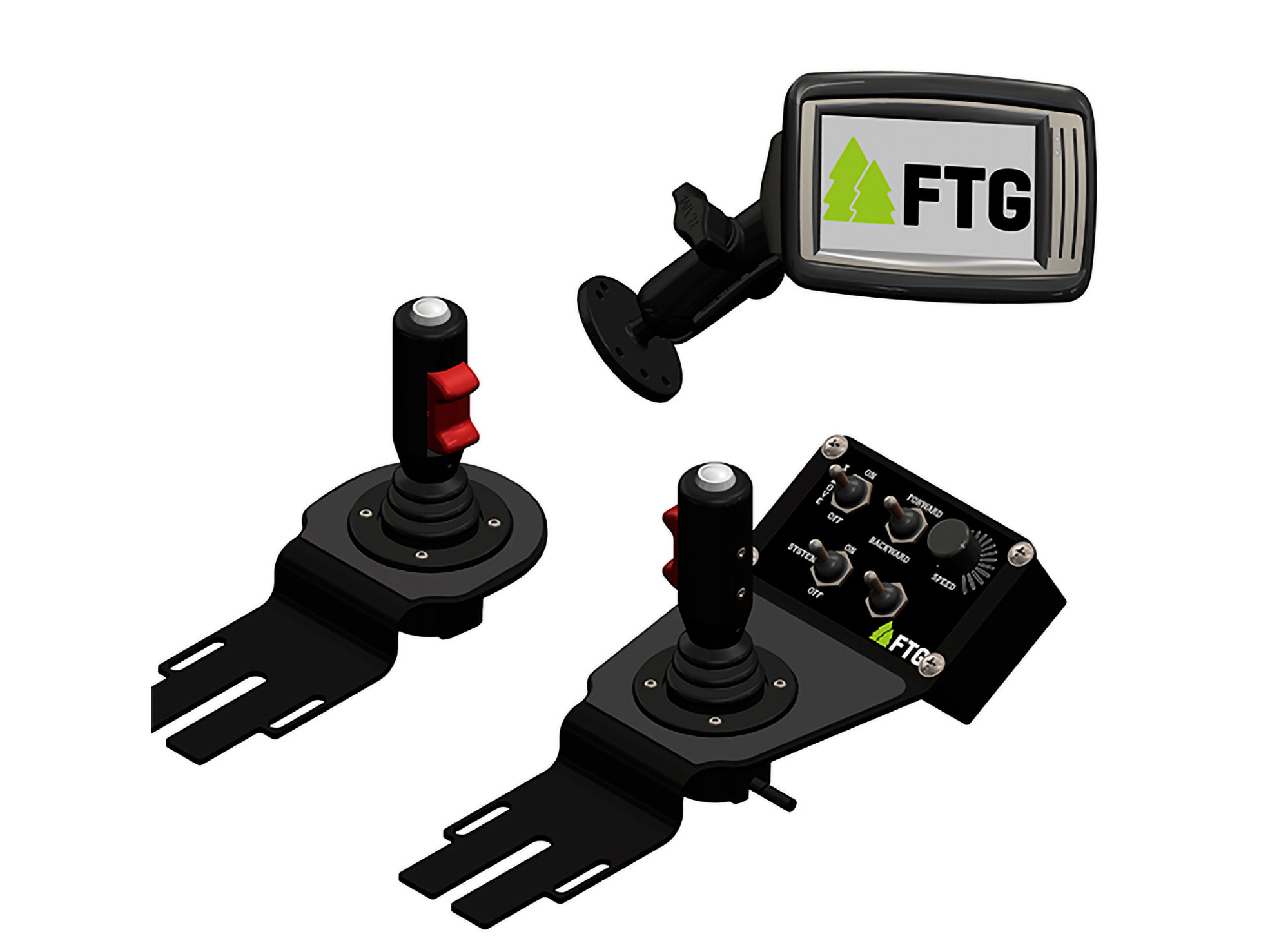 EHC XCrane with mini levers for crane valve - Mowi