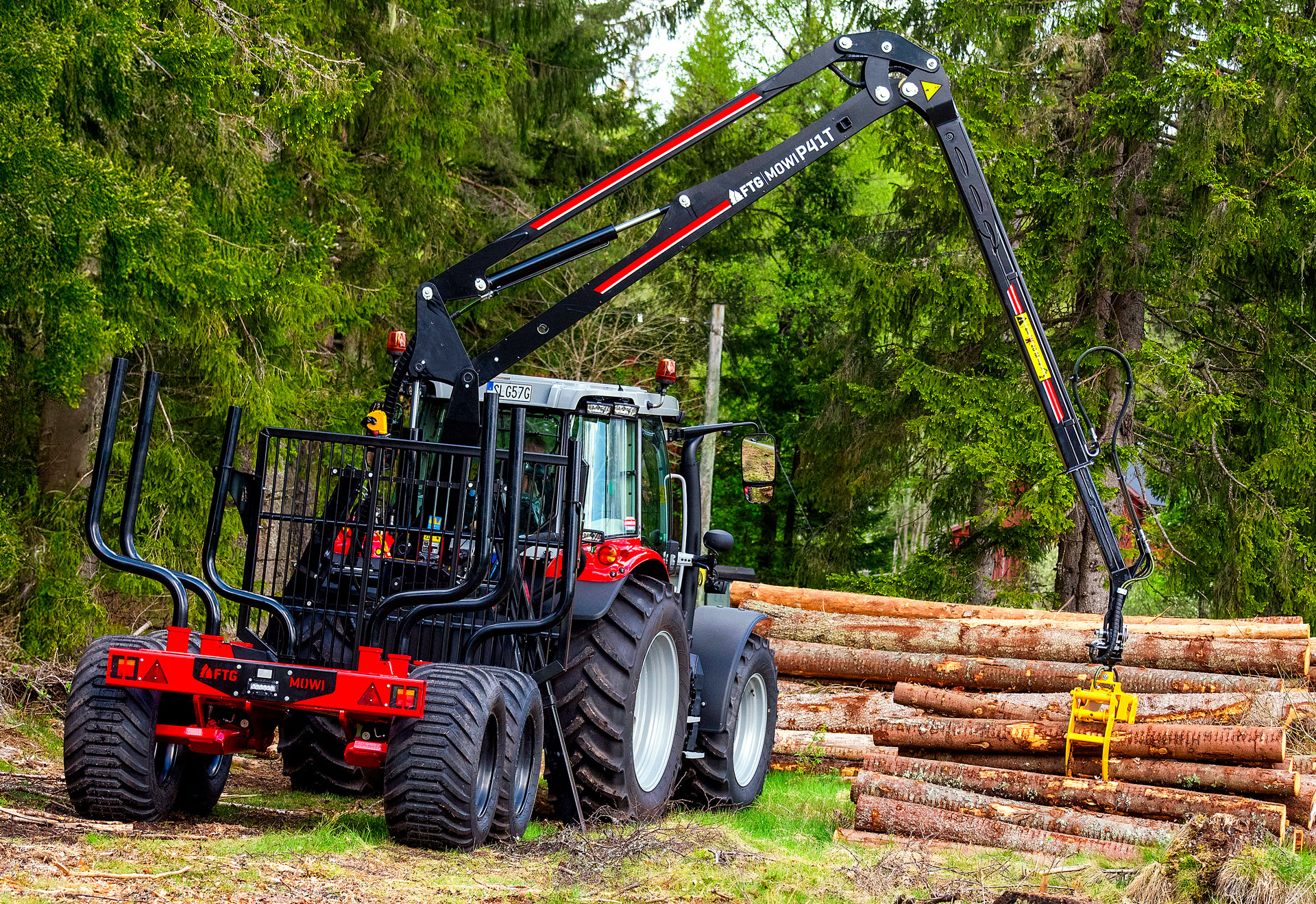 Mowi 1250 Forestry Trailer - FTG Mowi